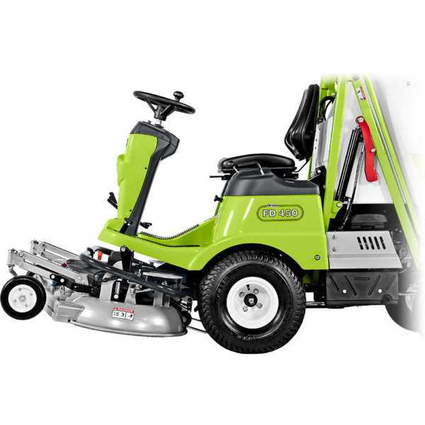 Grillo FD450 Outfront Mower c/w 113cm (44″) Deck and a 450Ltr High Lift ...
