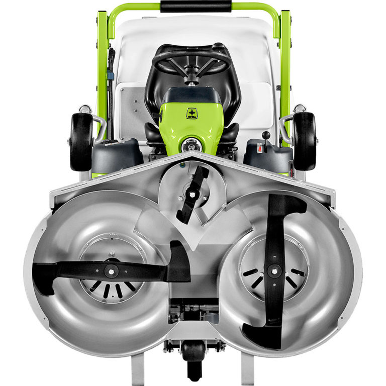 Grillo FD450 Outfront Mower c/w 113cm (44″) Deck and a 450Ltr High Lift ...