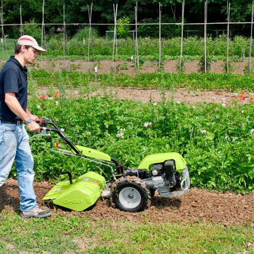 Grillo G55 Two Wheel Walking Tractor c/w 58cm (23″) Rotary Tiller ...