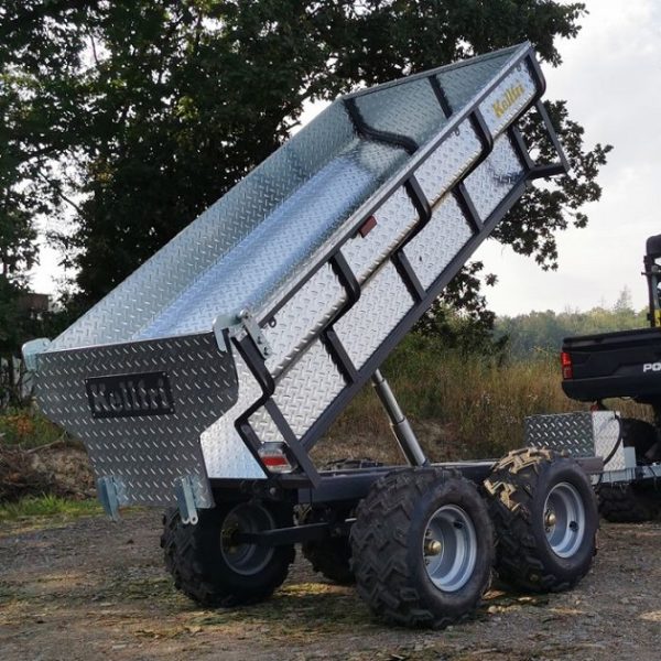 Kellfri ATV Tipping Trailer 1,420Kg with Electrical Hydraulic Tipper ...